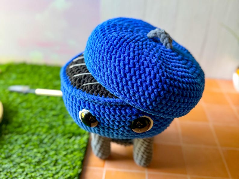 Big BBQ Grill Crochet Pattern, Amigurumi Grill Toy, Fun Father’s Day ...