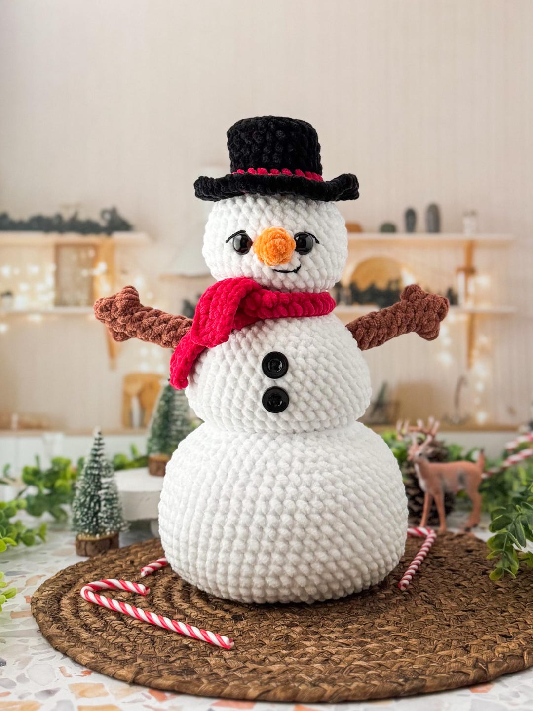 Stack & Stash Snowman: A Stackable Snowman Crochet Pattern That Doubles ...