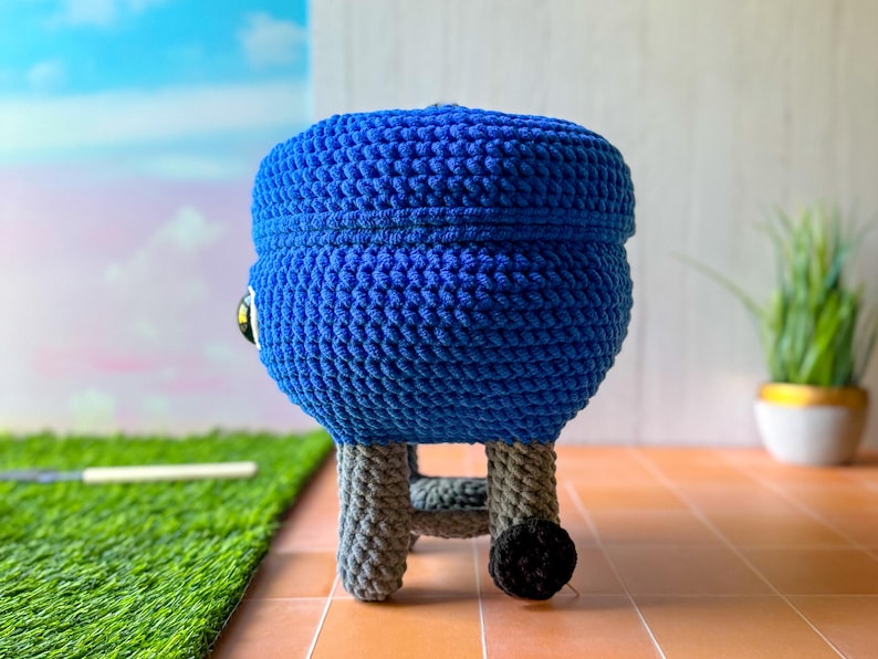 Big BBQ Grill Crochet Pattern, Amigurumi Grill Toy, Fun Father’s Day ...