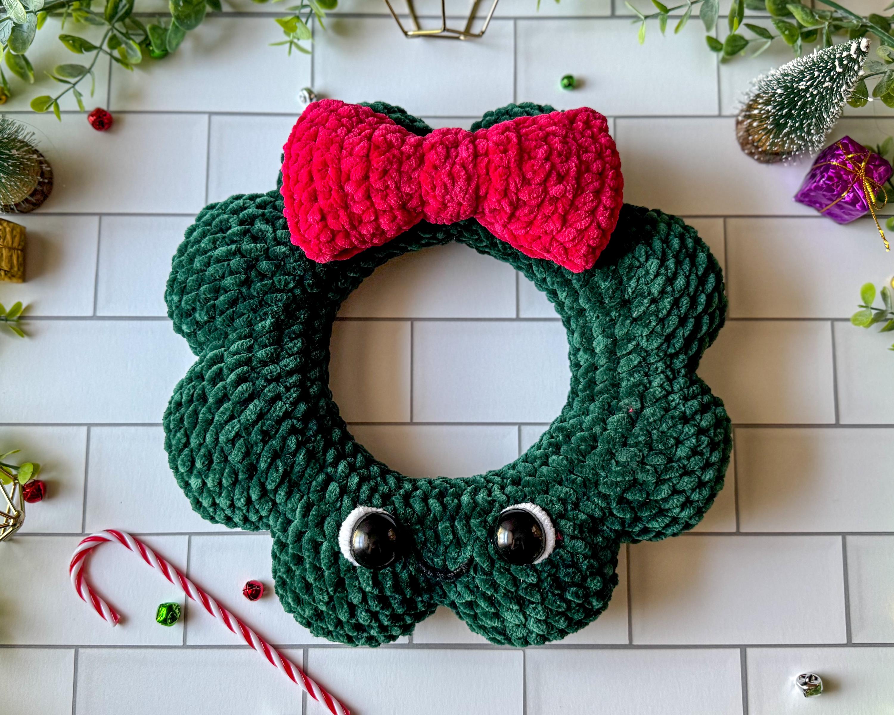 Bundle: Big & Mini Wreath Crochet Patterns, Digital Pdfs, Intermediate ...
