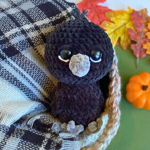 Pattern: Plushie Carolina the Crow Sitting and Standing Version ...