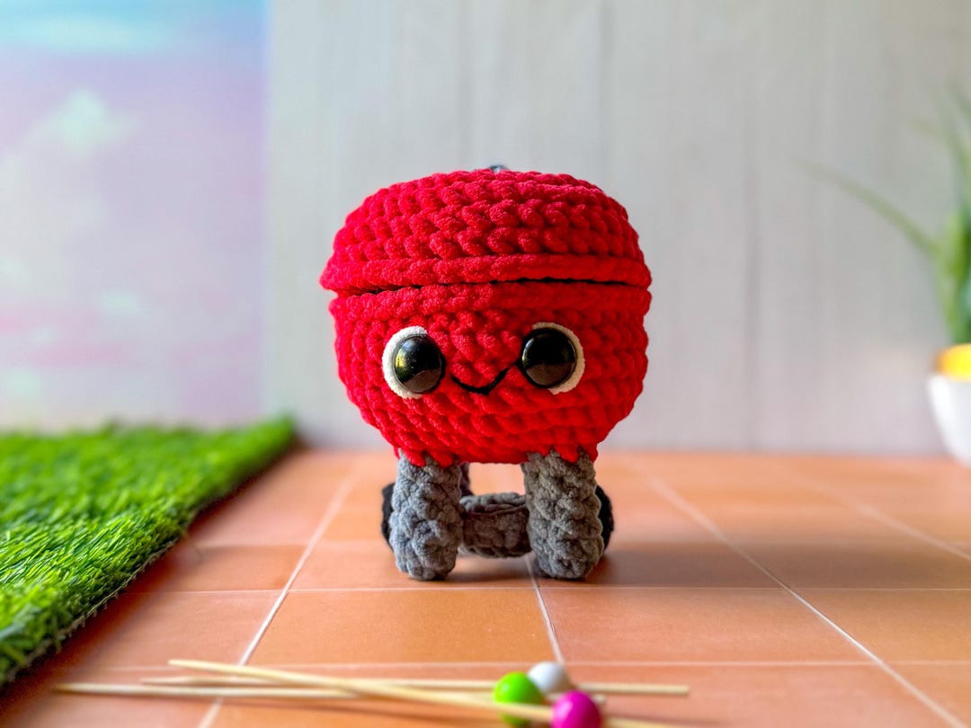 Mini BBQ Grill Crochet Pattern, Small Amigurumi Grill, Father’s Day ...