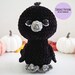 Pattern: Plushie Carolina the Crow Sitting and Standing Version ...