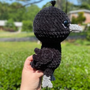 Pattern: Plushie Carolina the Crow Sitting and Standing Version ...