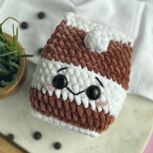 Mini Milk Carton Crochet Pattern, Low Sew Plush Mini Milk, Amigurumi ...