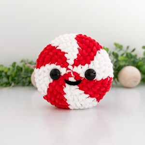 Crochet Peppermint Christmas Candy Amigurumi Pattern Bundle, Mini and ...