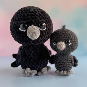 Pattern: Plush Carolina the Crow Pattern, Crochet Crow Pattern ...