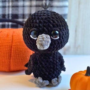 Pattern: Plushie Carolina the Crow Sitting and Standing Version ...