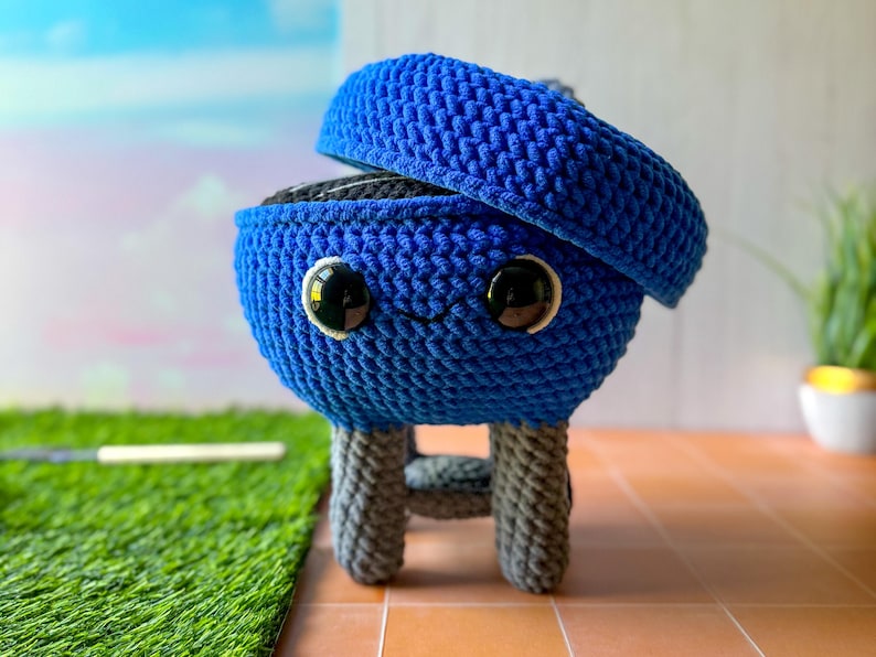 Big BBQ Grill Crochet Pattern, Amigurumi Grill Toy, Fun Father’s Day ...