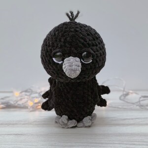 Pattern: Plushie Carolina the Crow Sitting and Standing Version ...