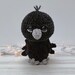 Pattern: Plushie Carolina the Crow Sitting and Standing Version ...