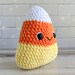 Candy Corn Crochet Pattern, Plushie Halloween Candy, Autumn Candy Corn ...