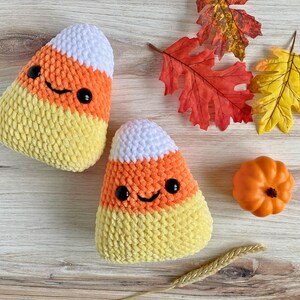 Candy Corn Crochet Pattern Plushie Halloween Candy Autumn - Etsy