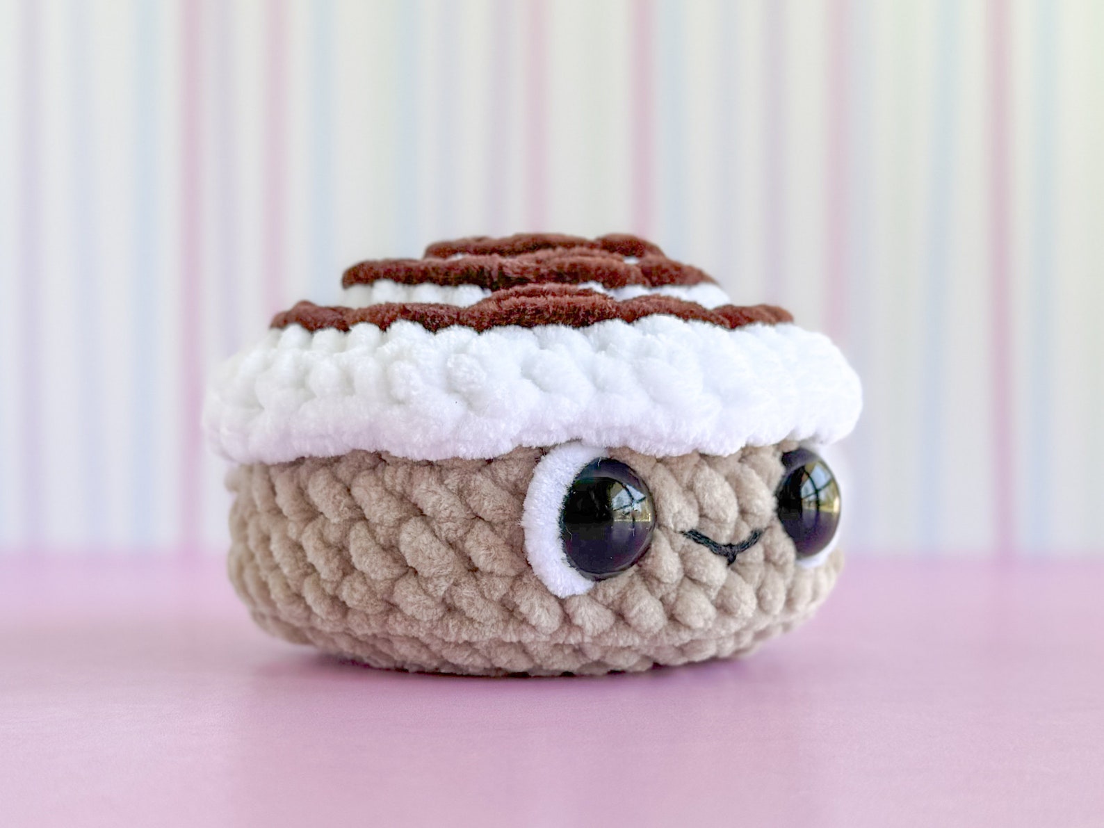 Mini Cinnamon Roll Crochet Pattern, Plush Cinnamon Buns, Sticky Buns ...