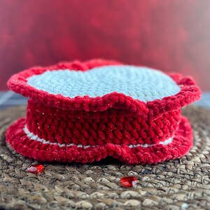 Crochet Pattern: Valentine's Heart Box With Hinged Lid – Perfect for ...