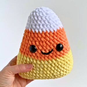 Candy Corn Crochet Pattern Plushie Halloween Candy Autumn - Etsy