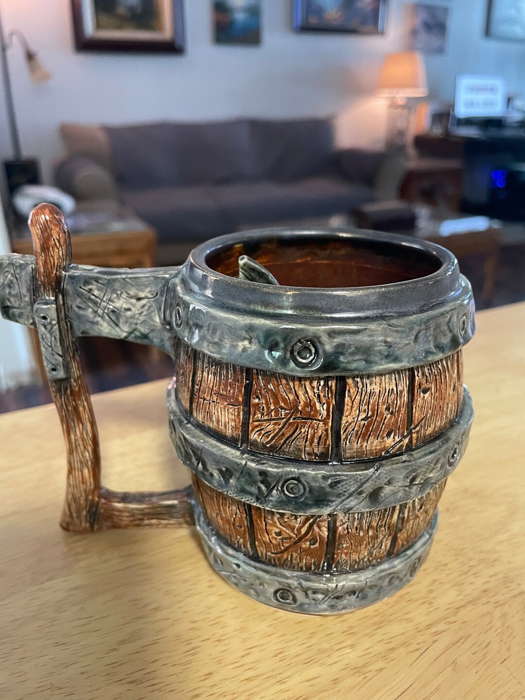 Axe Handle Barrel Mug 12 Oz. - Etsy