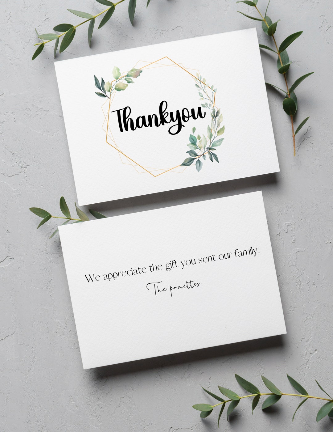 Editable Thankyou Card , Thankyou Card, Editable Template, Thankyou ...