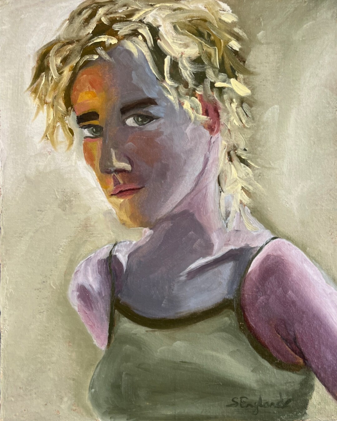 Portrait of Ozarks Ruth. Original Oil Painting on Canvas Board ...