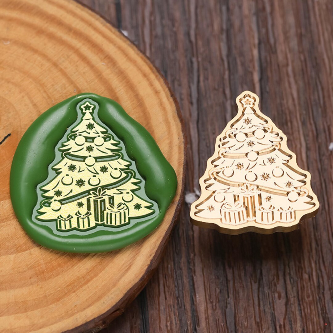 Christmas Tree 3D Wax Seal Stamp / Card Sealing Stamp / Xmas Gift - Etsy