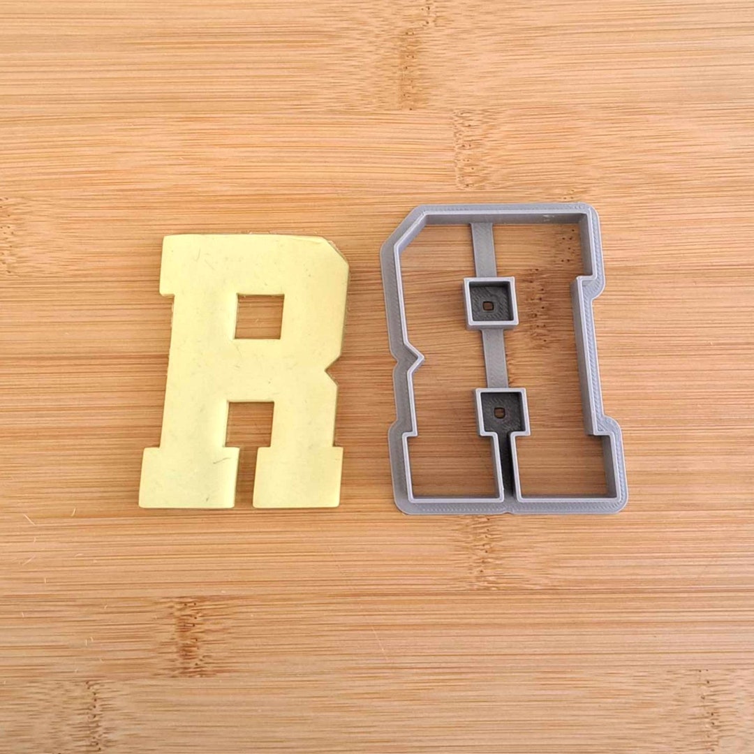 Unique Varsity Sports Letter R Cookie Cutter. Letterman's Jacket ...
