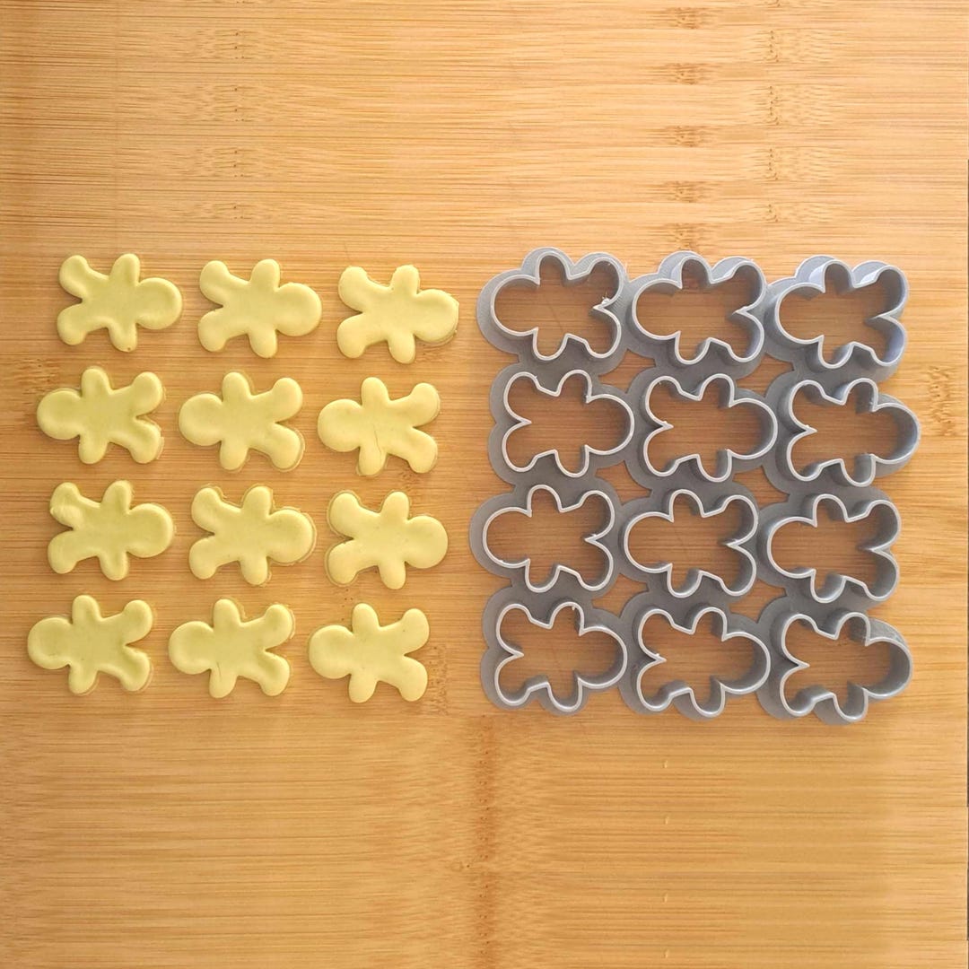 Multiple 1.5" Gingerbread Men Cookie Cutter. 12 Little Gingerbread Men ...