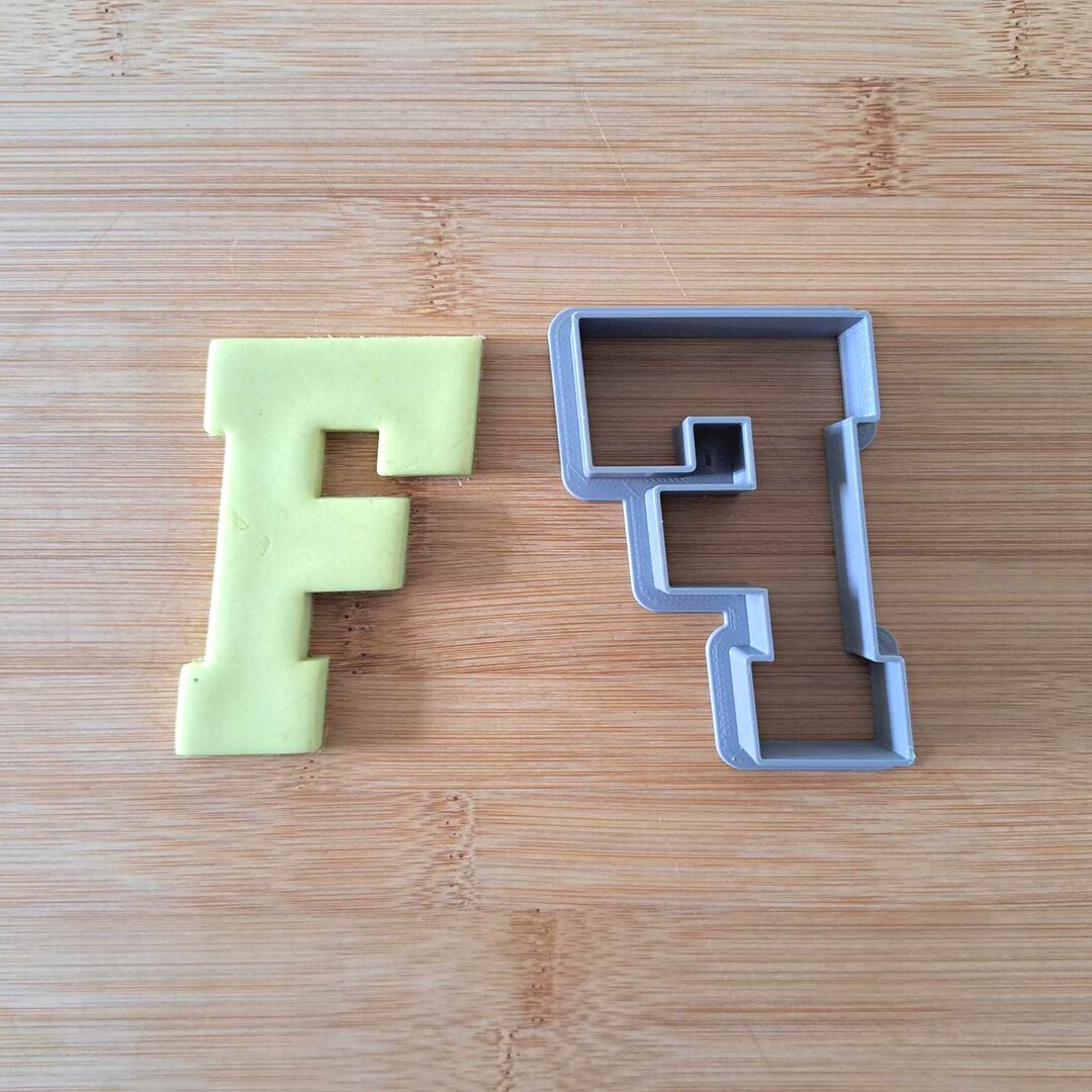Unique Varsity Sports Letter F Cookie Cutter. Letterman's Jacket ...