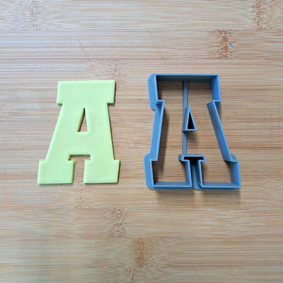 Unique Varsity Sports Letter A Cookie Cutter. Letterman's Jacket ...