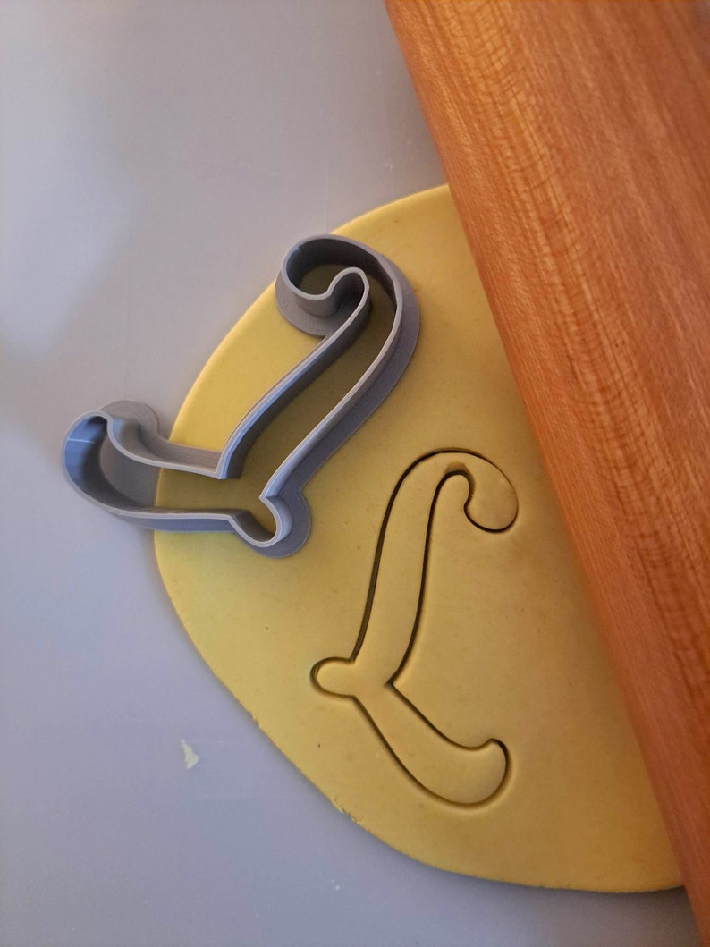 Uniquely Shaped Letter L Cookie Cutter. Initials Plaque - Etsy