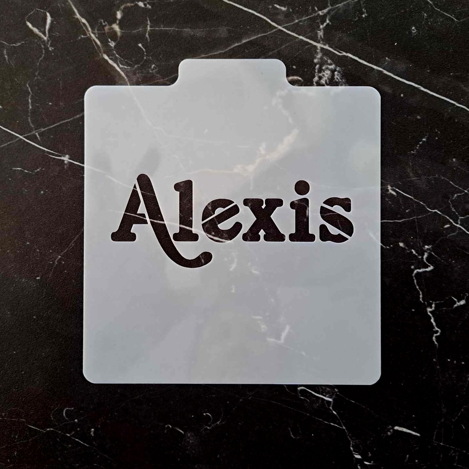Personalized Name Cookie Stencil. San Serif Font Name for Custom ...
