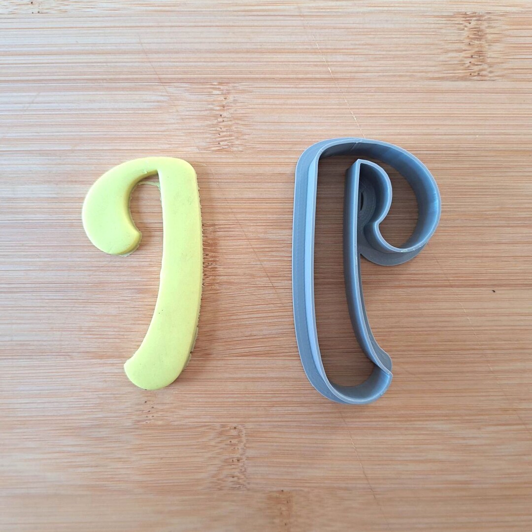 Uniquely Shaped Letter I Cookie Cutter. Initials Plaque Biscuit. 3D ...