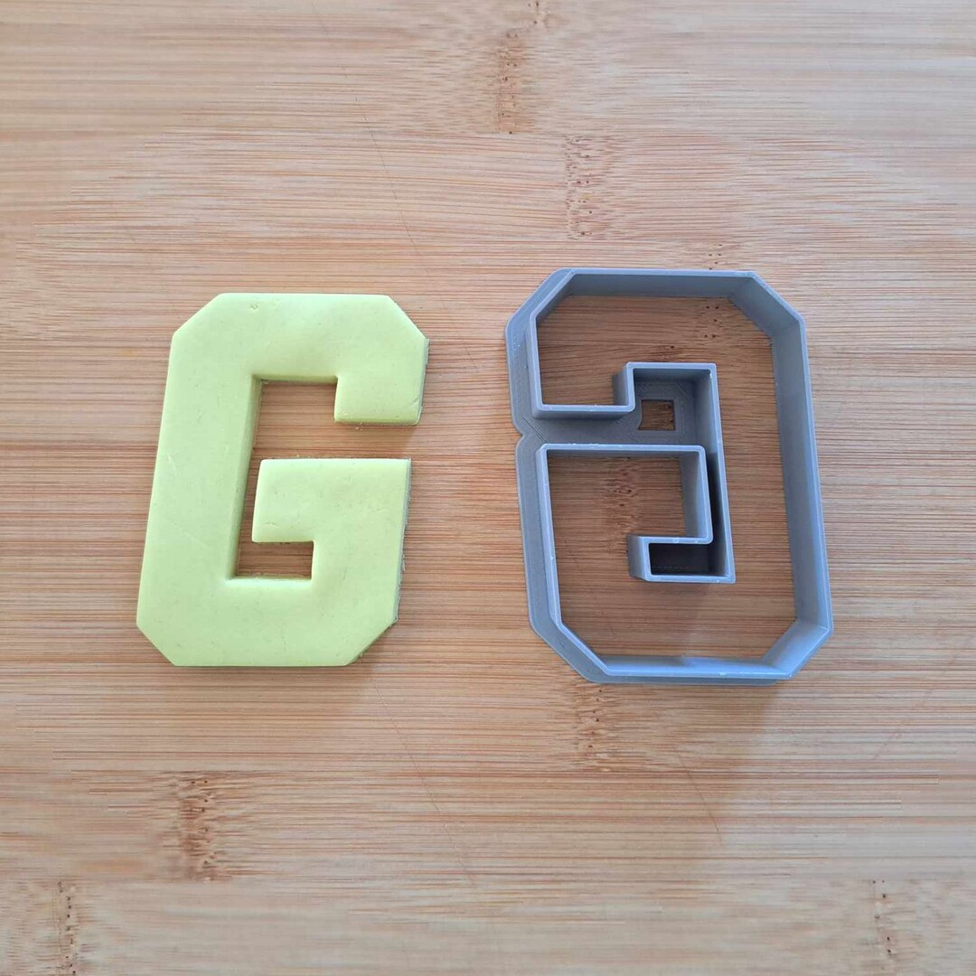 Unique Varsity Sports Letter G Cookie Cutter. Letterman's Jacket ...