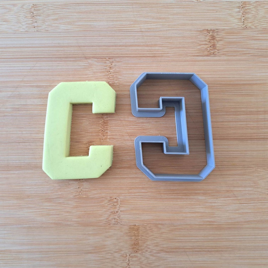 Unique Varsity Sports Letter C Cookie Cutter. Letterman's Jacket ...