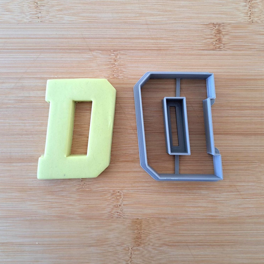 Unique Varsity Sports Letter D Cookie Cutter. Letterman's Jacket ...