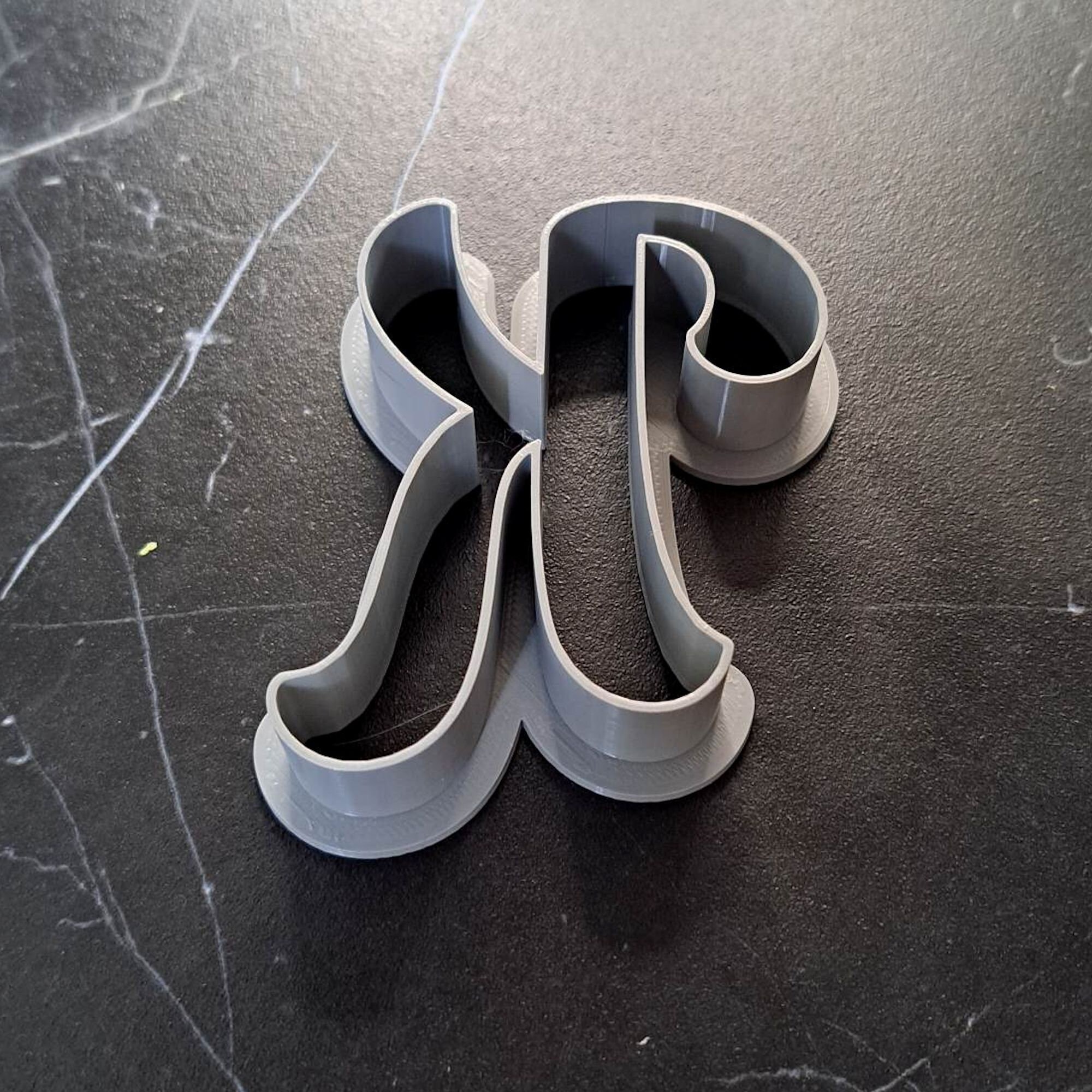 Uniquely Shaped Letter K Cookie Cutter. Initials Plaque - Etsy
