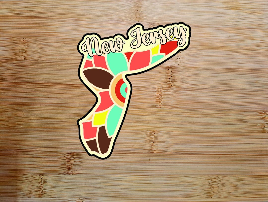 The Outline of the State of New Jersey Shaped Cookie Cutter. 3D Printed ...