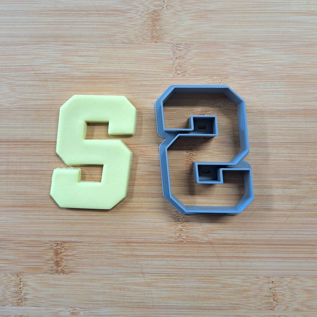 Unique Varsity Sports Letter S Cookie Cutter. Letterman's Jacket ...