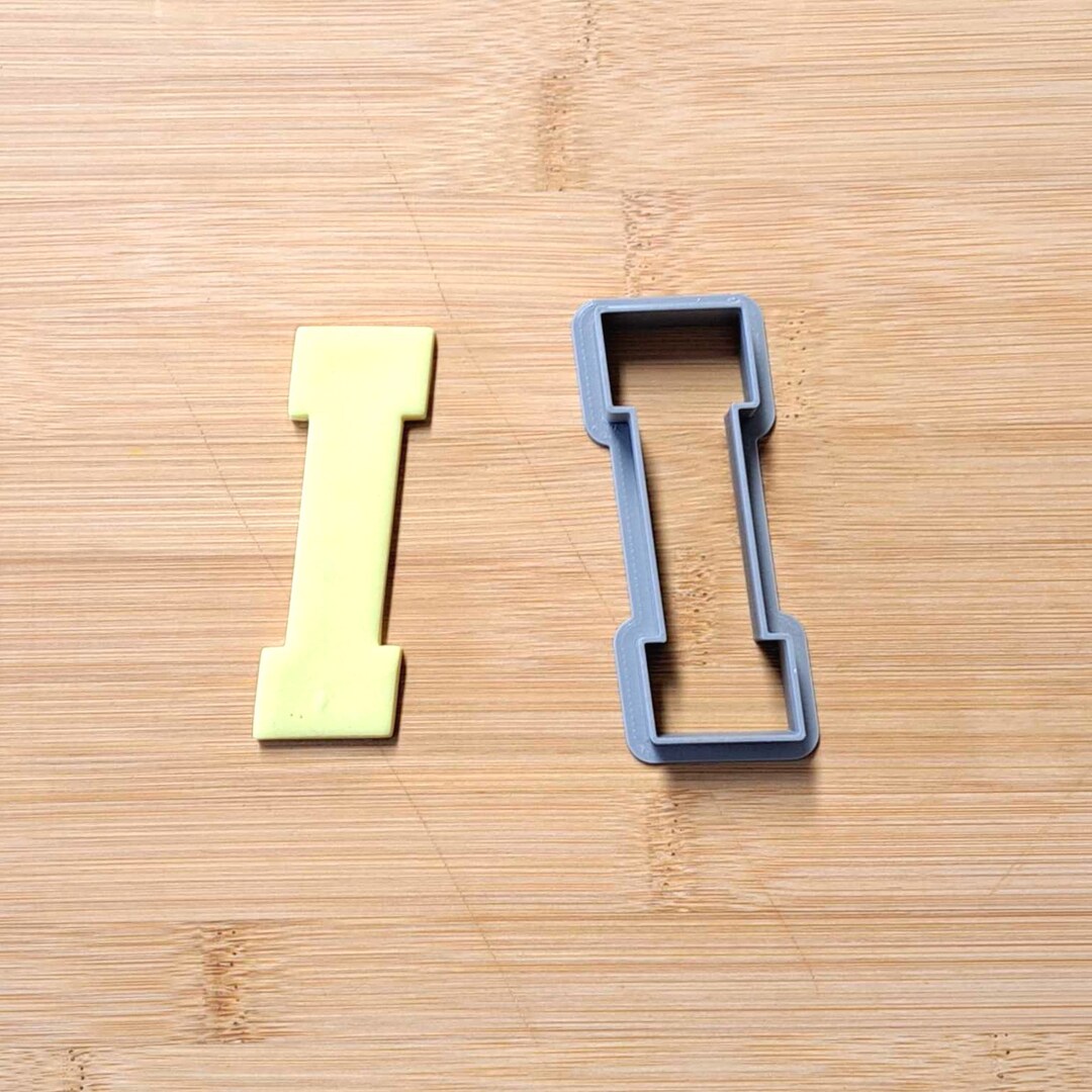 Unique Varsity Sports Letter I Cookie Cutter. Letterman's Jacket ...