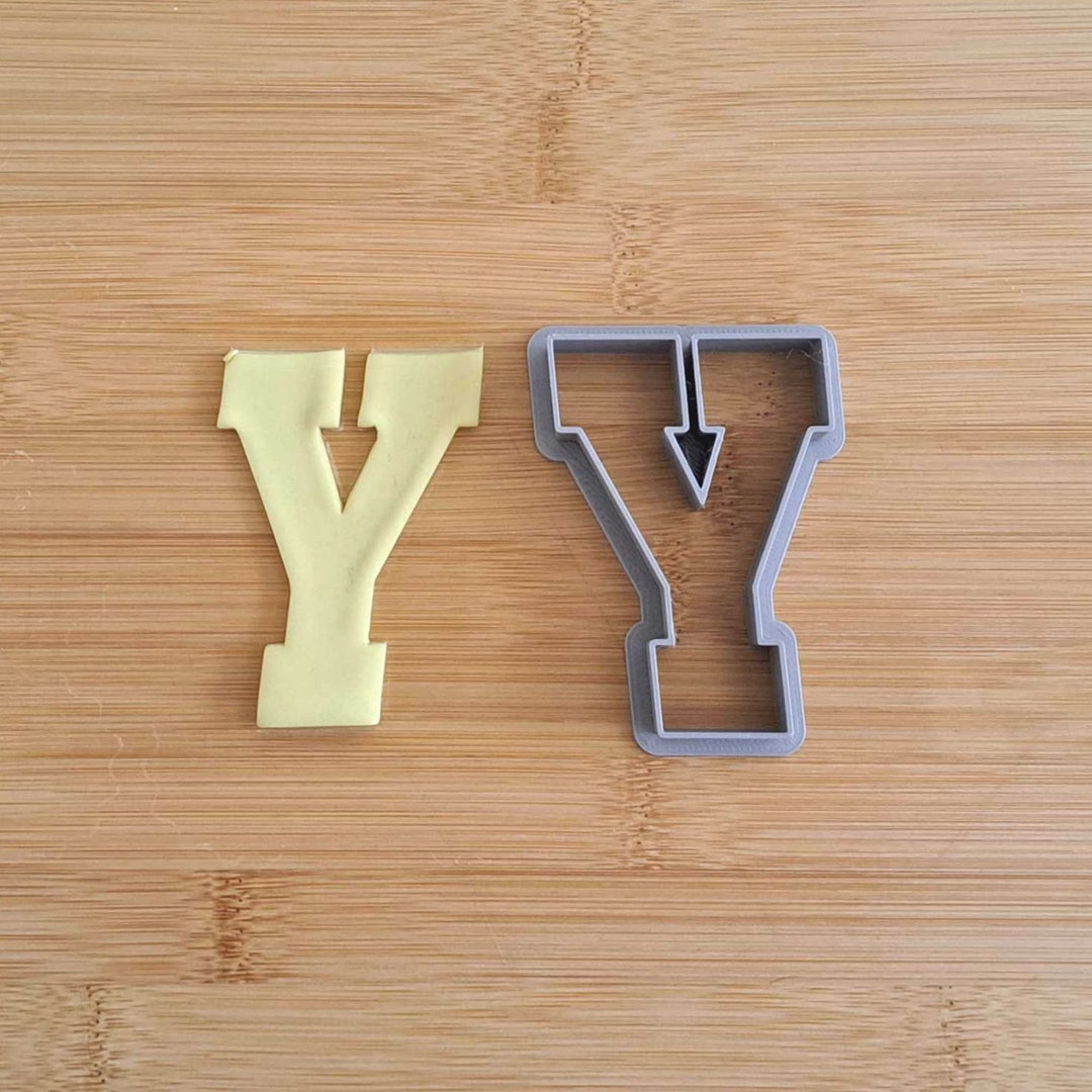 Unique Varsity Sports Letter Y Cookie Cutter. Letterman's Jacket ...