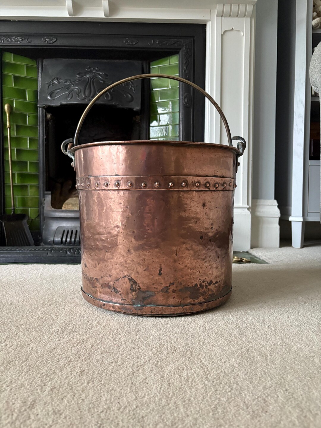 Victorian Antique Copper Coal Bucket. - Etsy