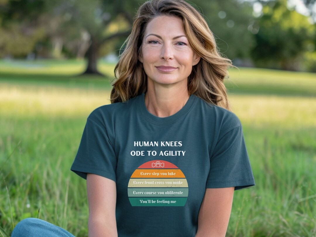 Lightweight Agility Handler Tee, Ode to Knees Soft Cotton Shirt, Unisex ...