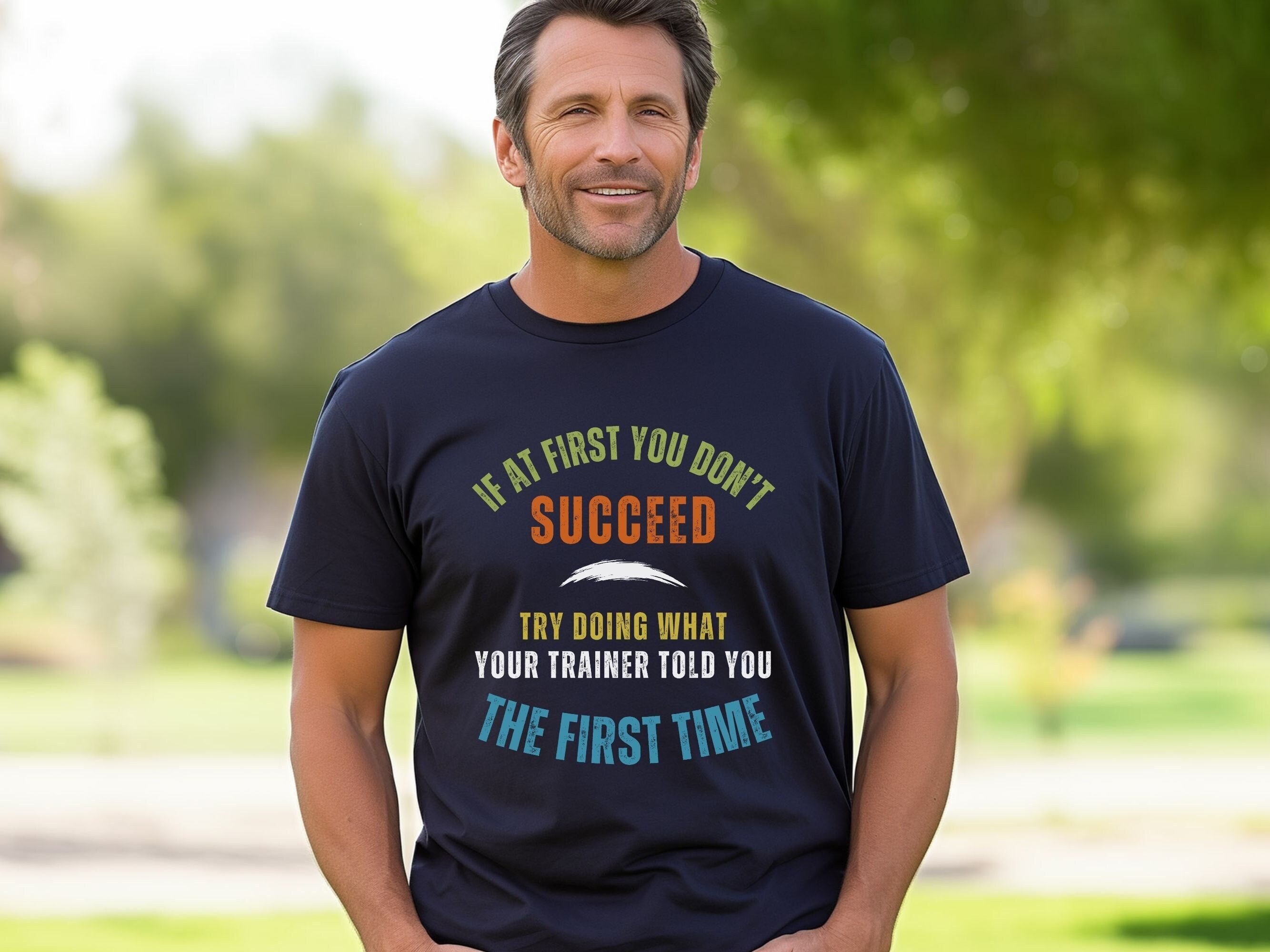 Funny Dog Training Tee If at First You Don't Succeed Agility Shirt, Dog ...