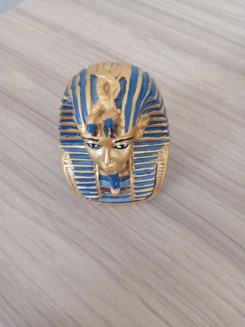 Vintage Ancient Egyptian Pharaoh Tutankhamun / Mini Statue - Etsy
