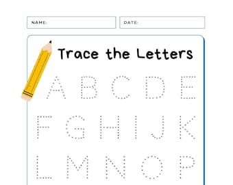 Tracing Lower Case Latter - Etsy