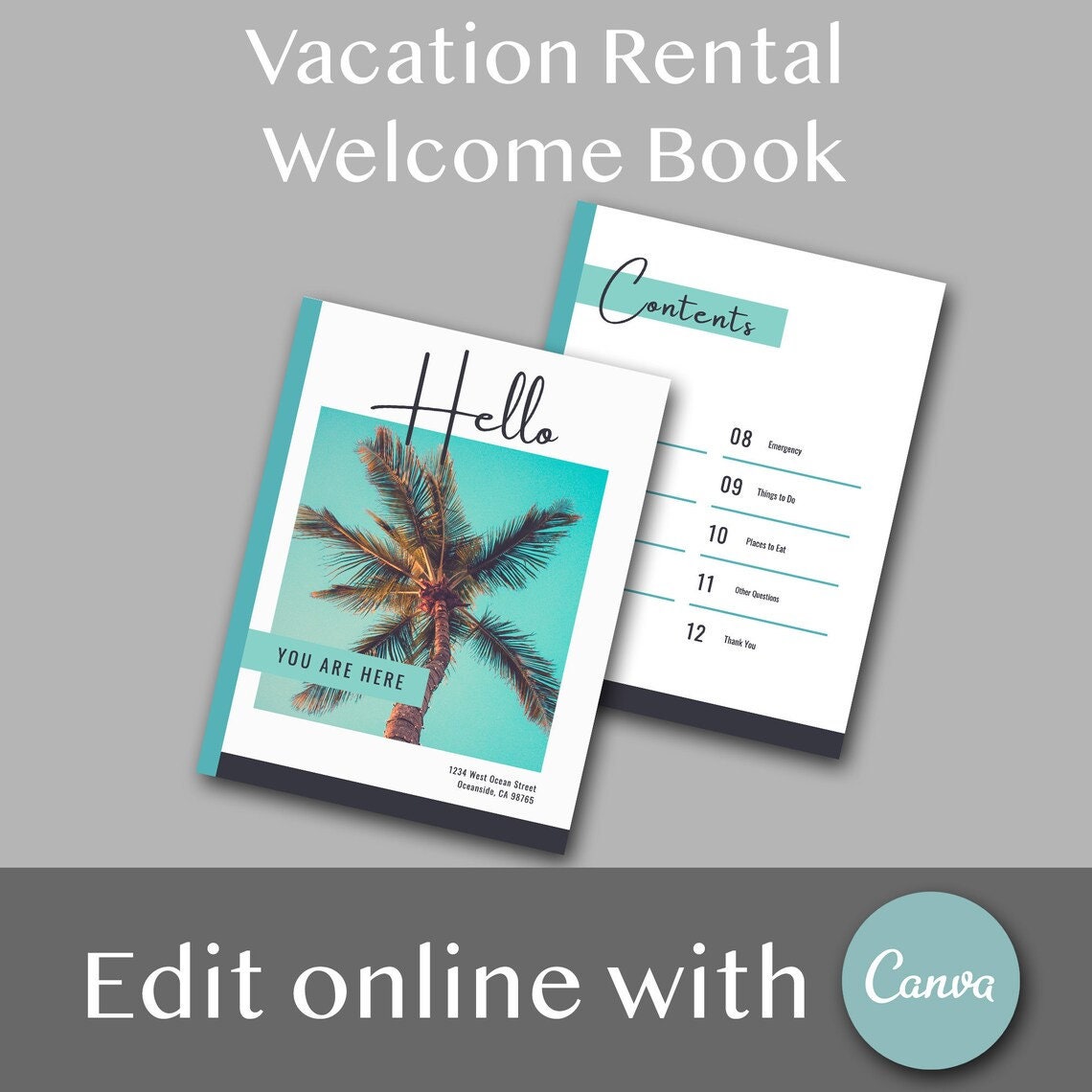 Airbnb/vrbo Welcome Book for Vacation Rentals - Superhost Guide With ...