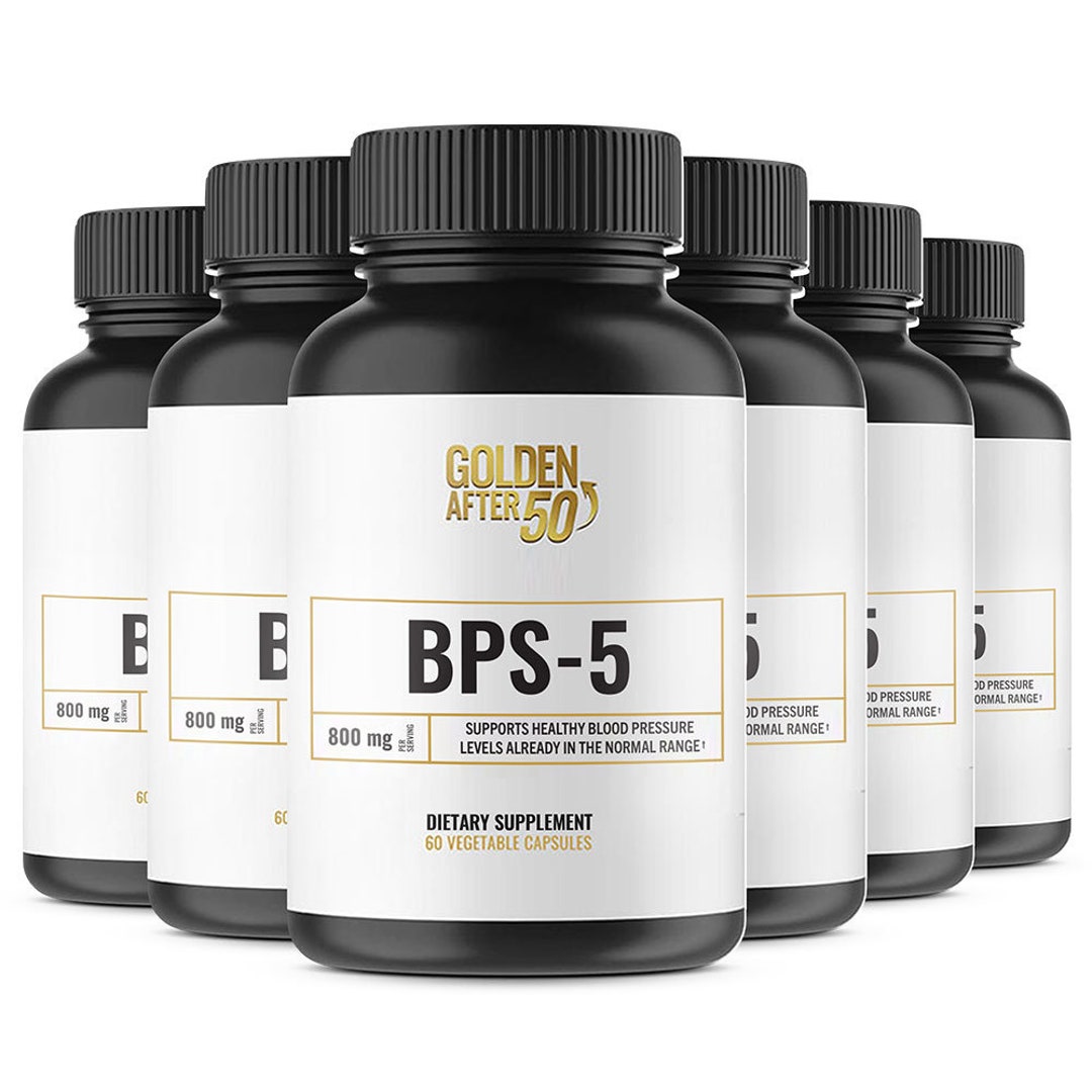 Golden After 50's BPS-5 Formula Supports Healthy Blood Pressure. 6 ...
