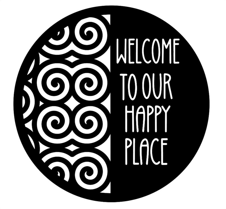 PNG Download: Welcome to Our Happy Place - Etsy