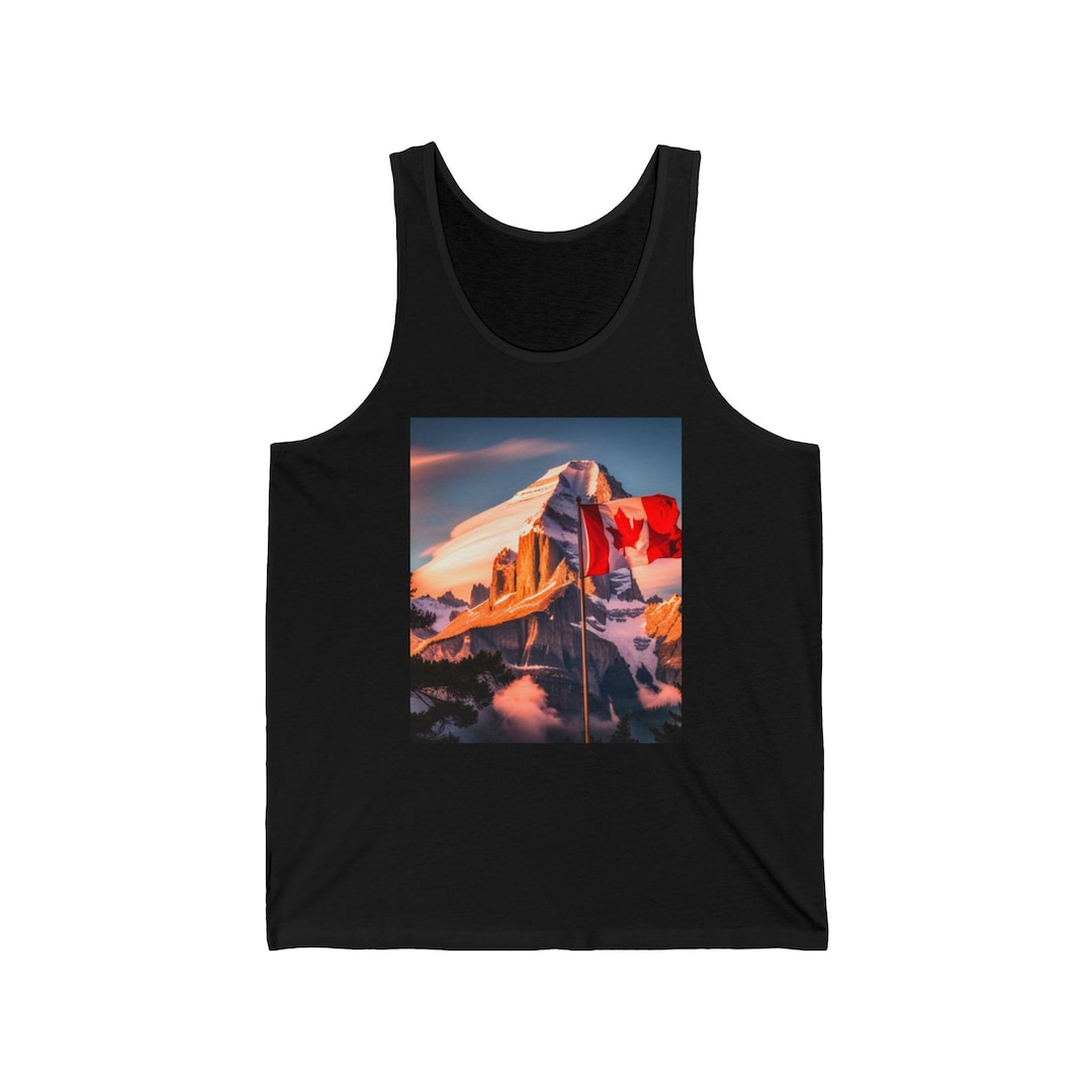 Canada Day Tank Top: Canadian Flag Unisex Jersey - Etsy