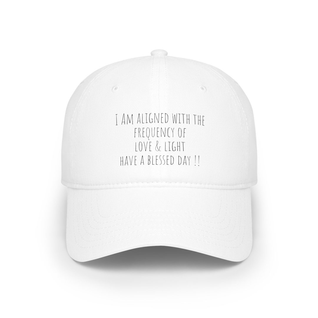 Baseball Cap Positive Quotes /hat/ Cap/low Profile - Etsy