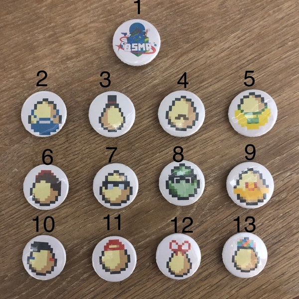 Qsmp Egg Pins - Etsy